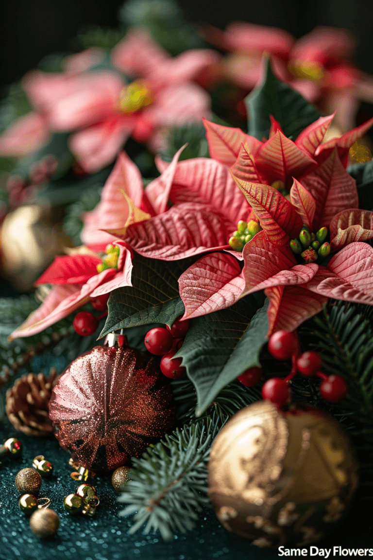 25 Creative Christmas Flower Arrangements to Try This Season - Same Day ...