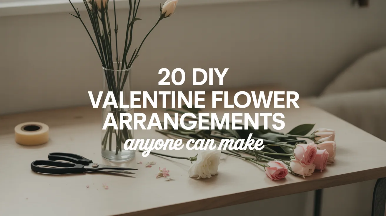 20 DIY Valentine Flower Arrangements Anyone Can Make - Same Day Flowers